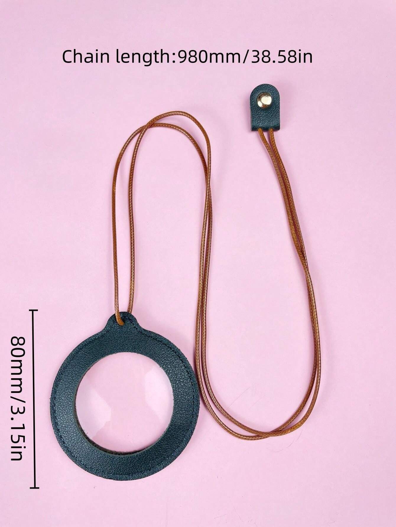 1 Neck Magnifying Glass Necklace, Fashionable Magnifying Glass 10 Times ...