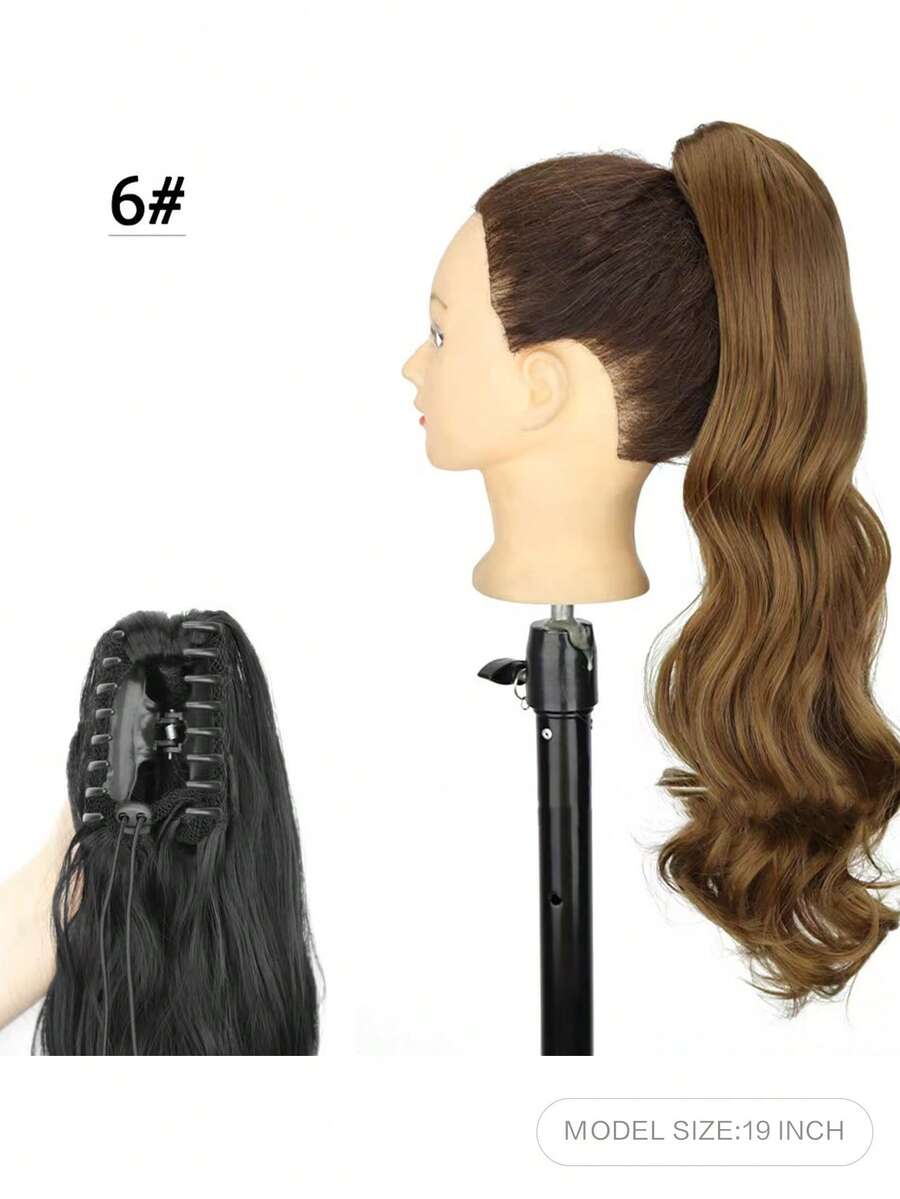 Wig Female Masson Pear Flower Curly Hair Chemical Fiber Simulation High ...