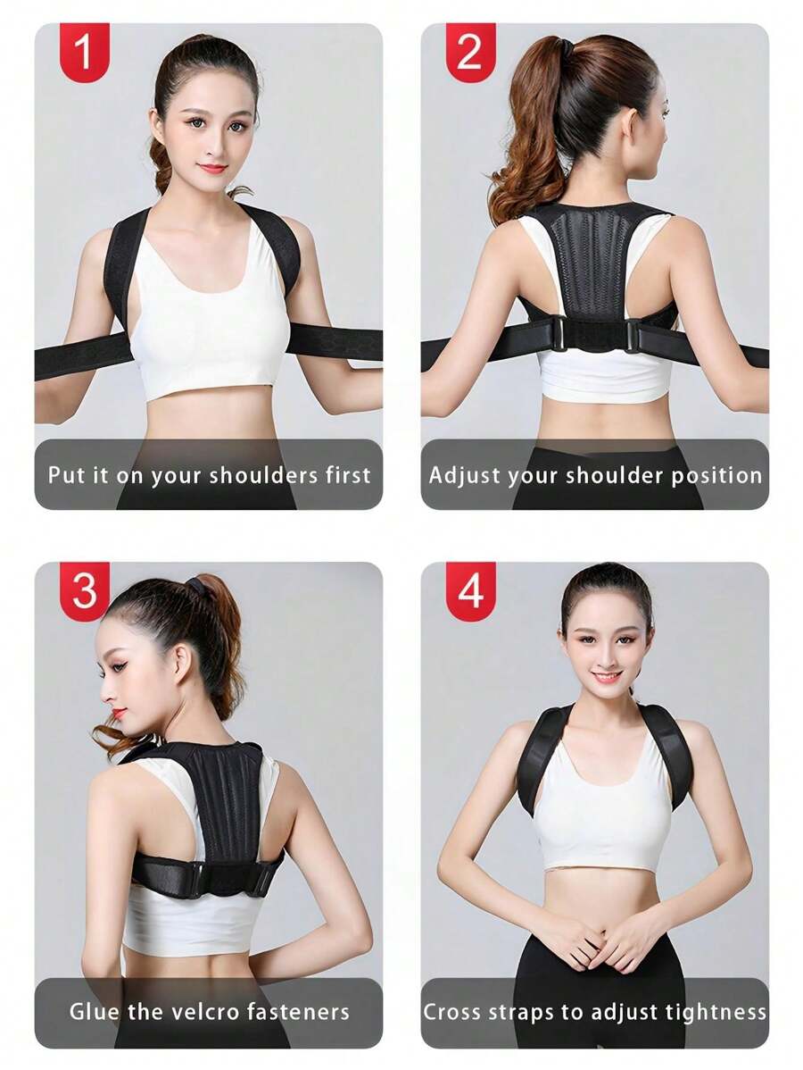 Adult Back Belt Student Invisible Shoulder Belt Sitting Belt | SHEIN UK
