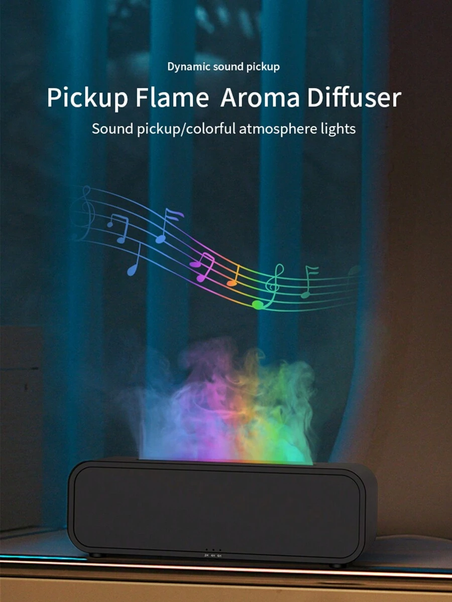 7 Colors LED Light Essential Oil Aroma Diffuser Ultrasonic Fogger Air ...