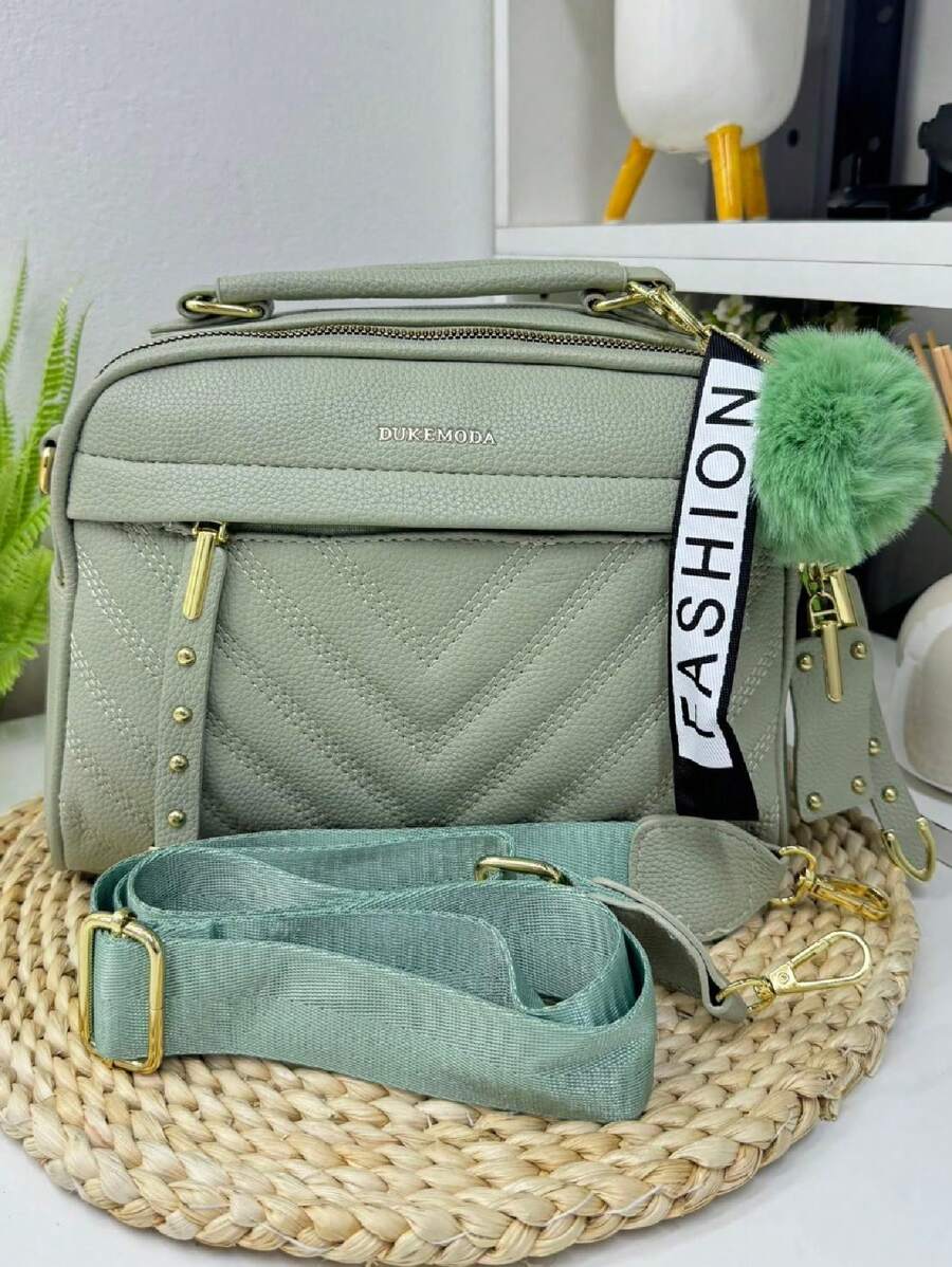 Women's Crossbody Shoulder Bag With Detachable And Adjustable Straps ...