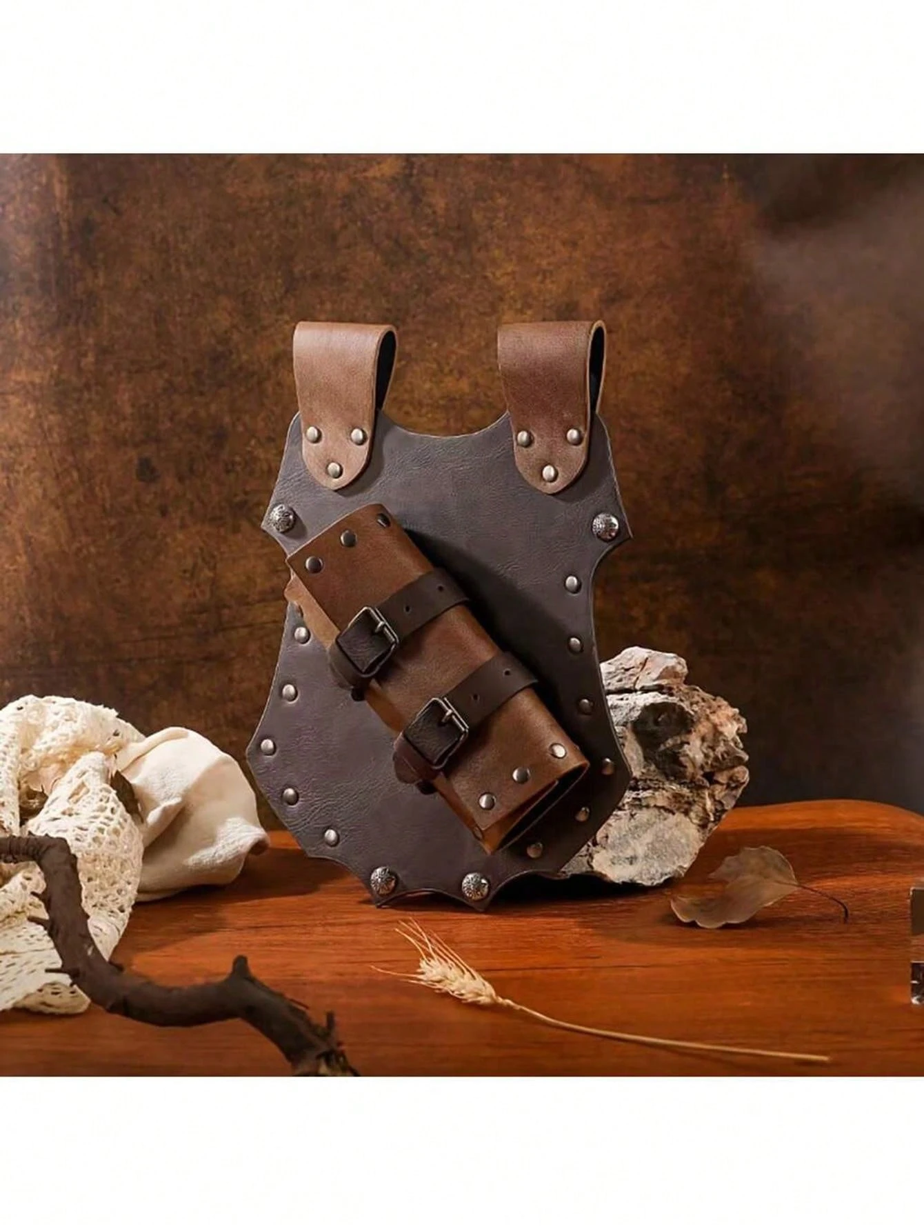 Medieval Faux Leather Sword Frog, Vintage Middle Ages Sword Holster ...