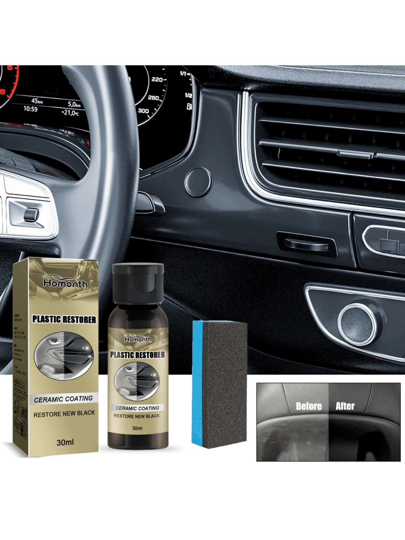 Automotive Plastic Refurbishment Cleaning Automotive Interior Plastic ...