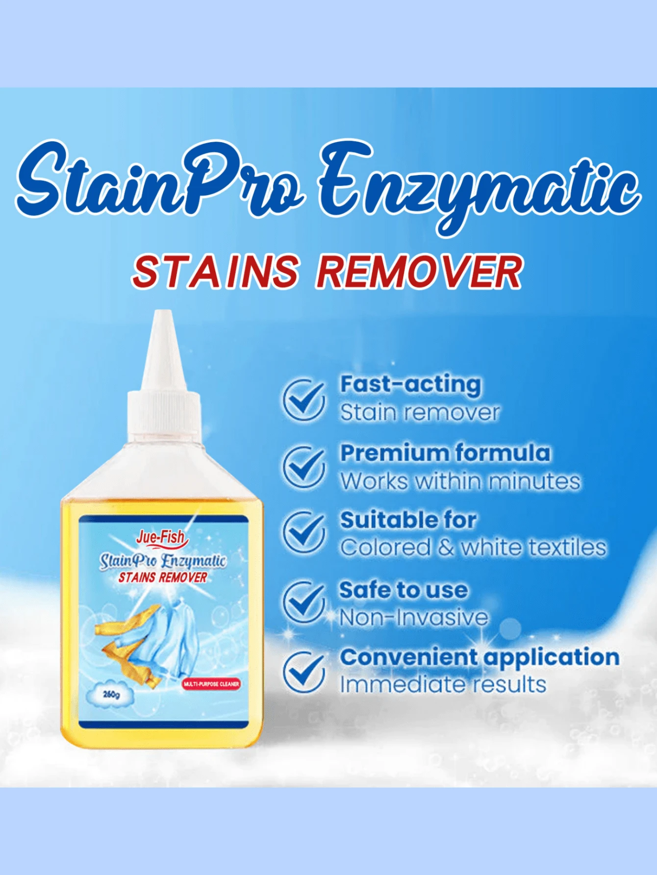 Bio-Enzyme Cleaner Cleans Yellow Stains, Oil Stains, Stubborn Oil ...