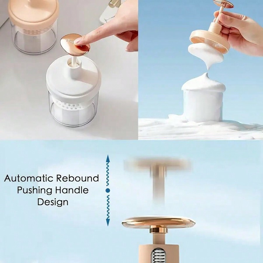 Foaming Net, Foaming Face Wash Brush, Shower Gel Foaming Bottle - Quick ...