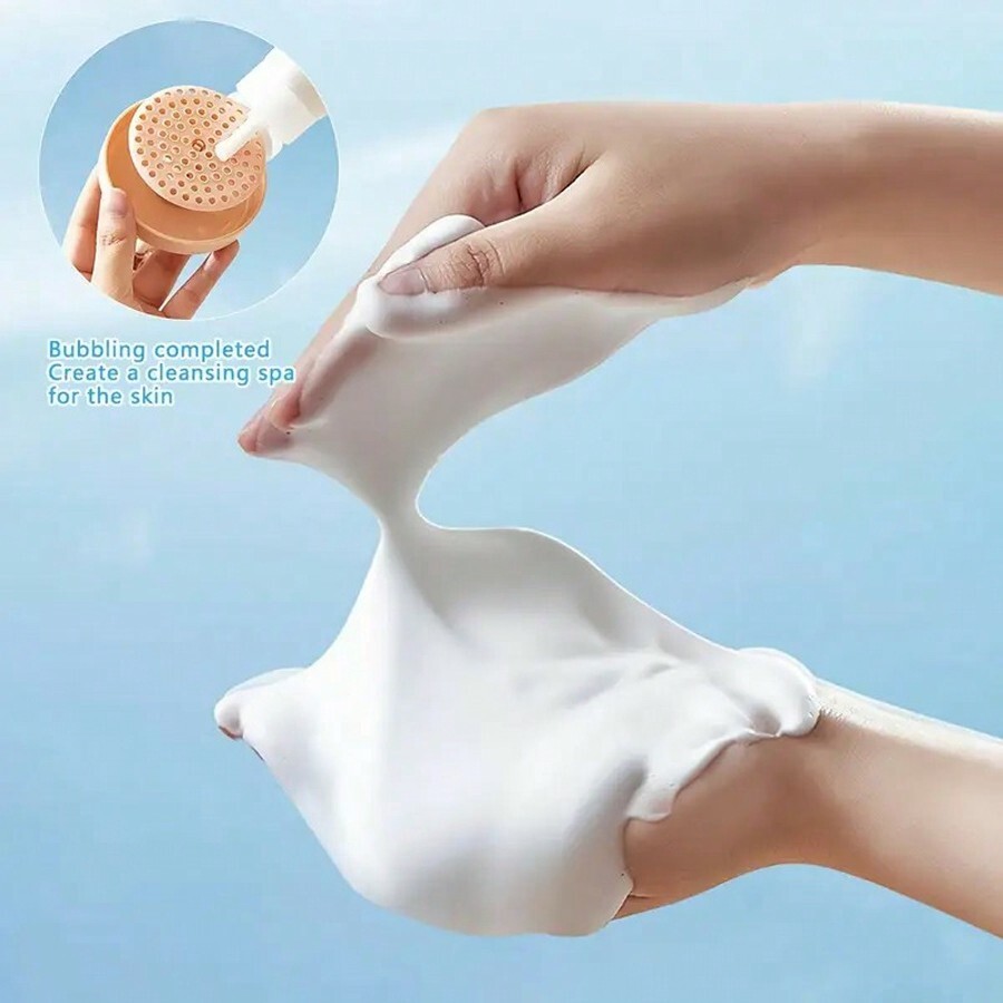 Foaming Net, Foaming Face Wash Brush, Shower Gel Foaming Bottle - Quick ...