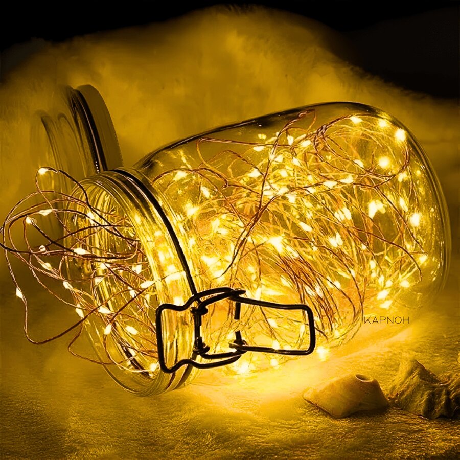 50 LED Fairy String 5 Meters Battery Operated String Light Decoration ...
