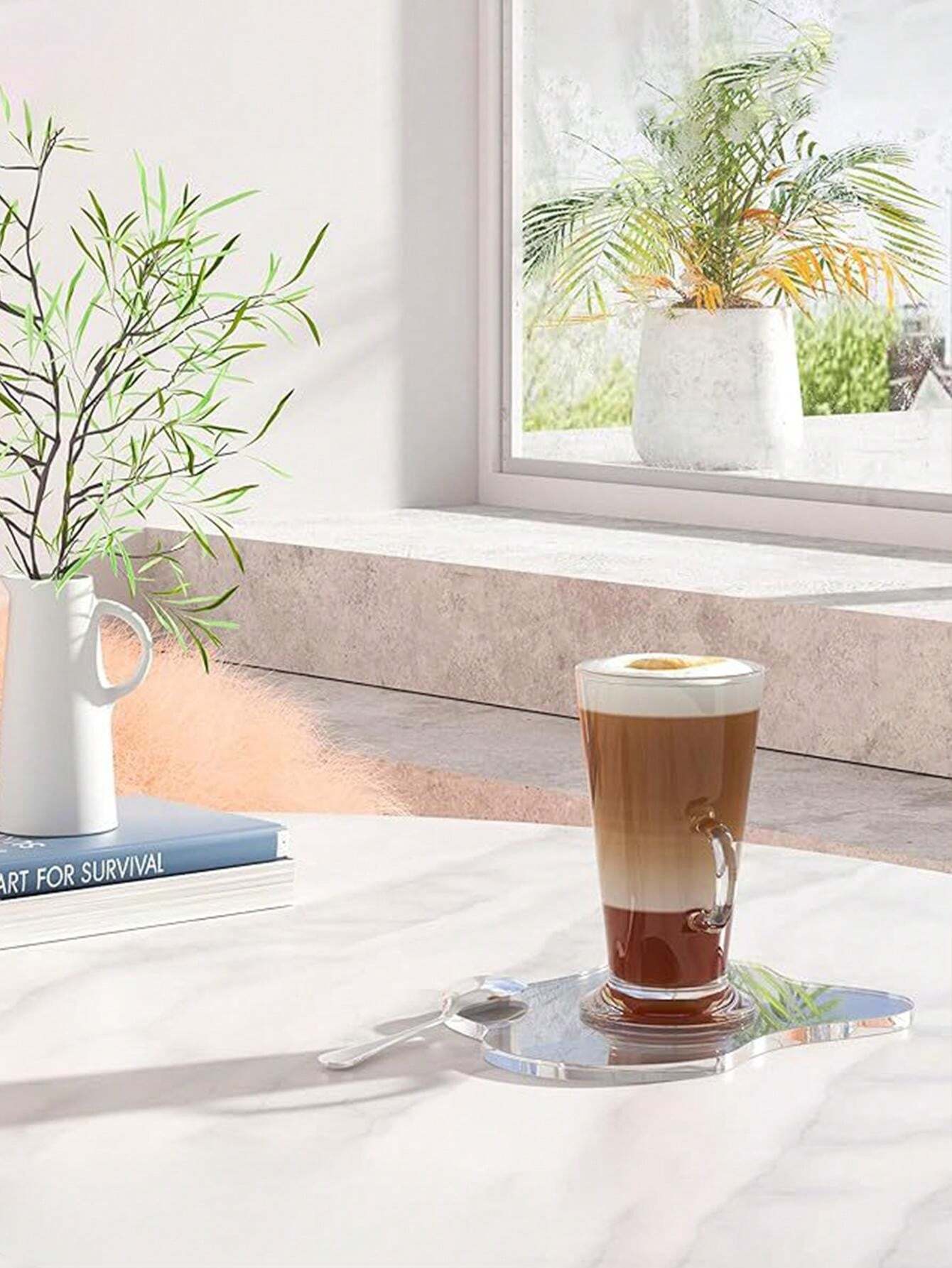 Acrylic Coaster Decorative Plates, Asymmetrical Bar Drink Coaster ...