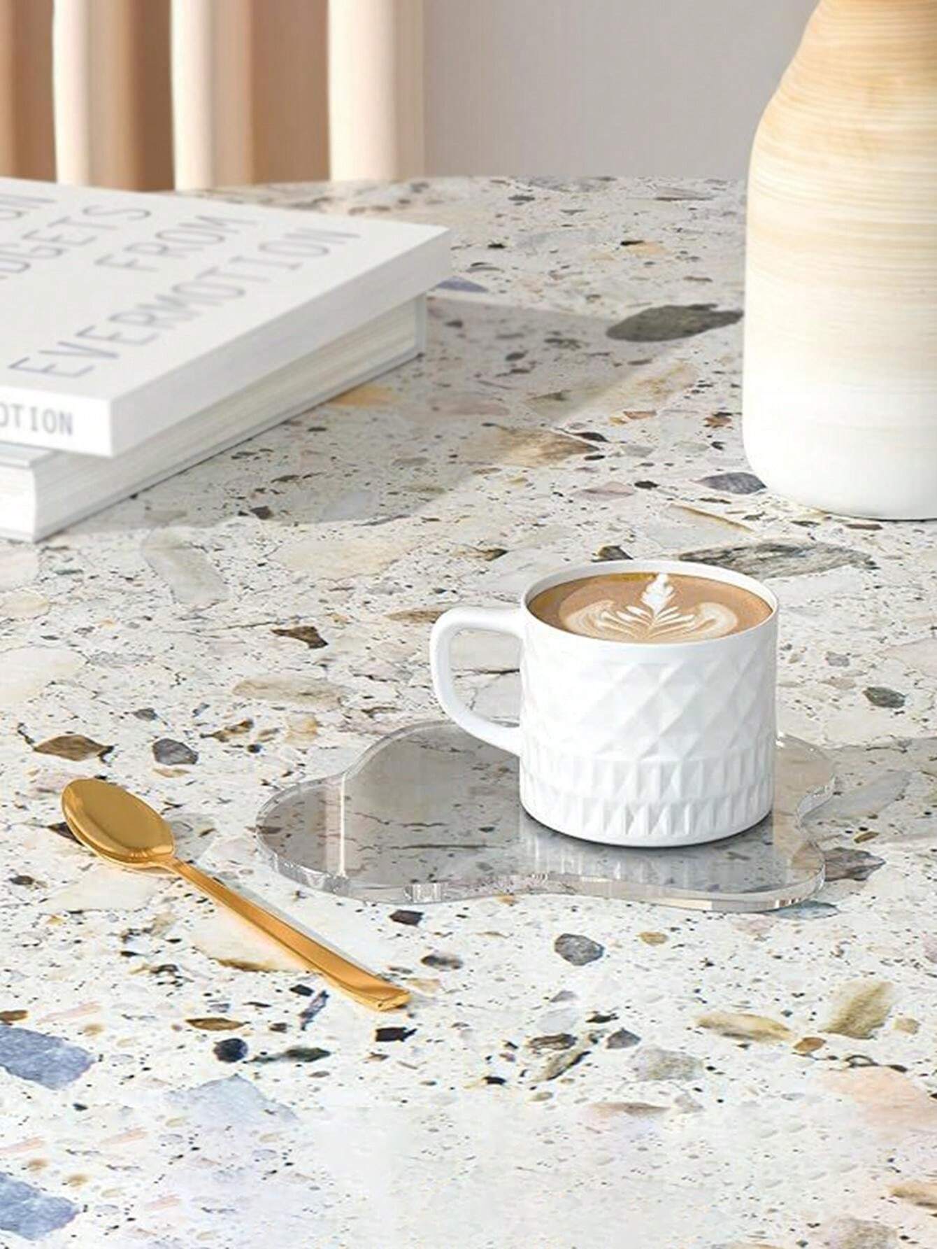 Acrylic Coaster Decorative Plates, Asymmetrical Bar Drink Coaster ...