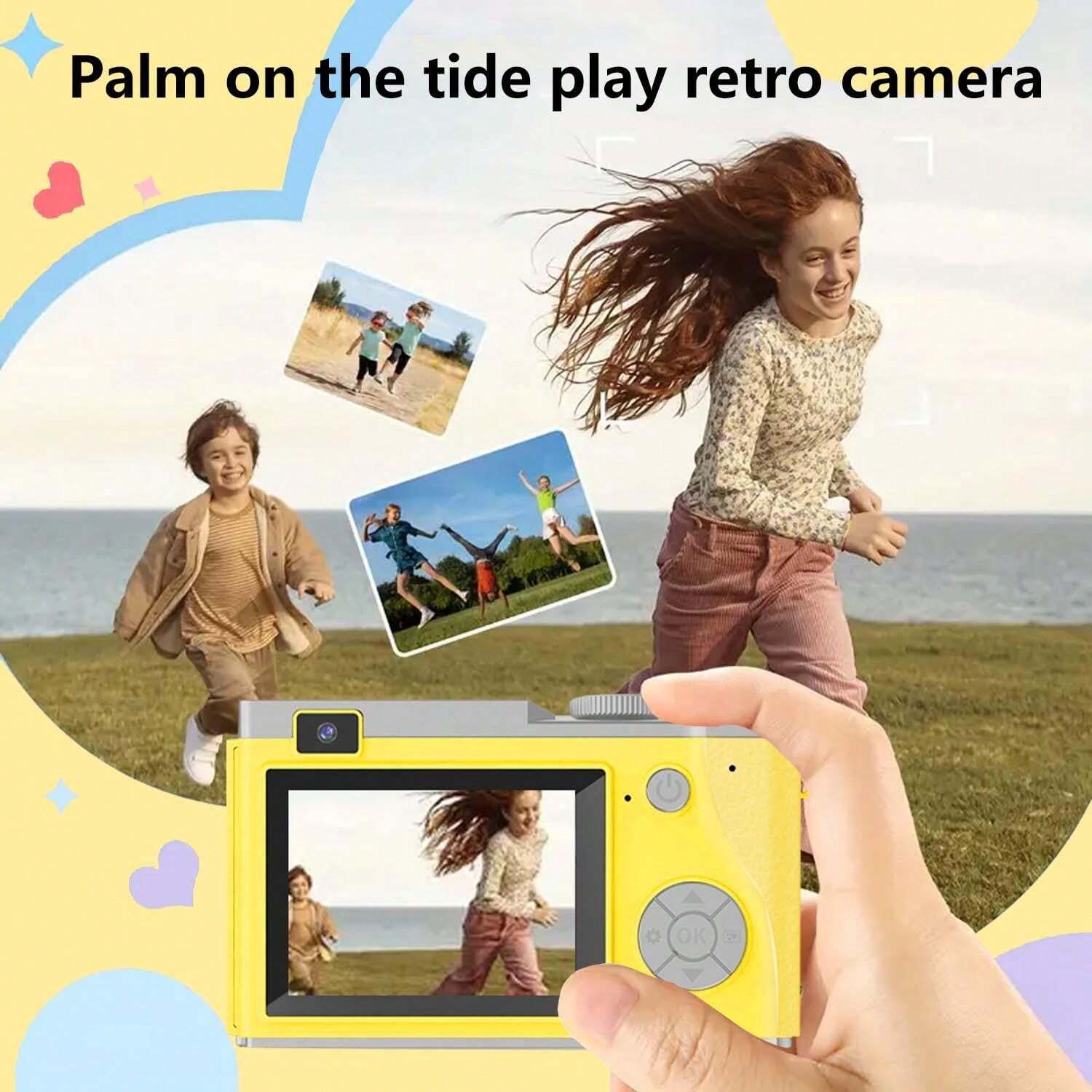 Kids Camera 1080P Digital Cameras For Kids Boys Girls Compact Digital ...