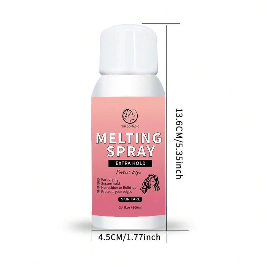 shadomagic 100ml Lace Wigs Ultra Hold Front Lace Wig Glue Melting Spray ...
