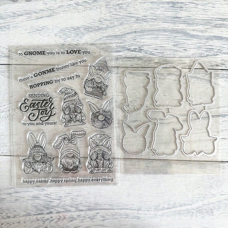 Christmas Dwarf Transparent Stamp And Mold Set - Perfect For DIY ...