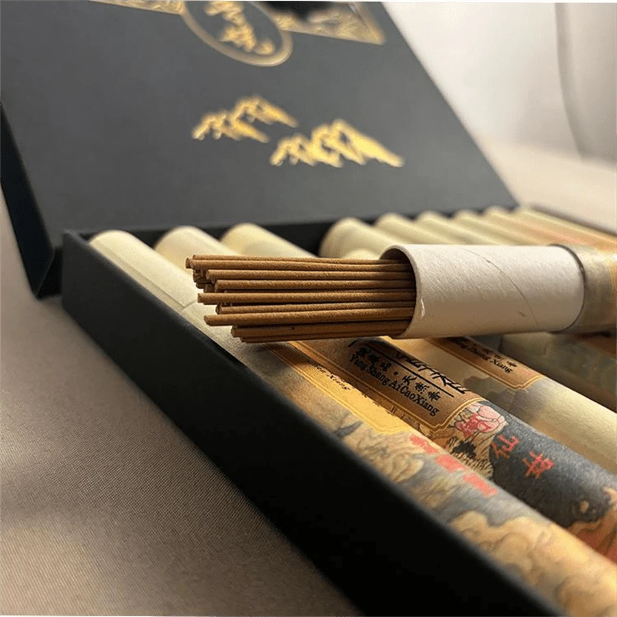 Xian Xiang Lao Shan Sandalwood Home Indoor Incense Gift Box Combination ...