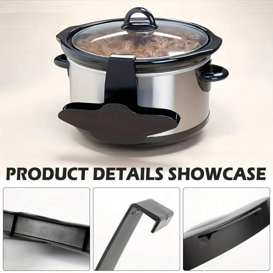 Effortless Hands-Free Slow Cooker Lid Organizer Rack - Universally Fits ...