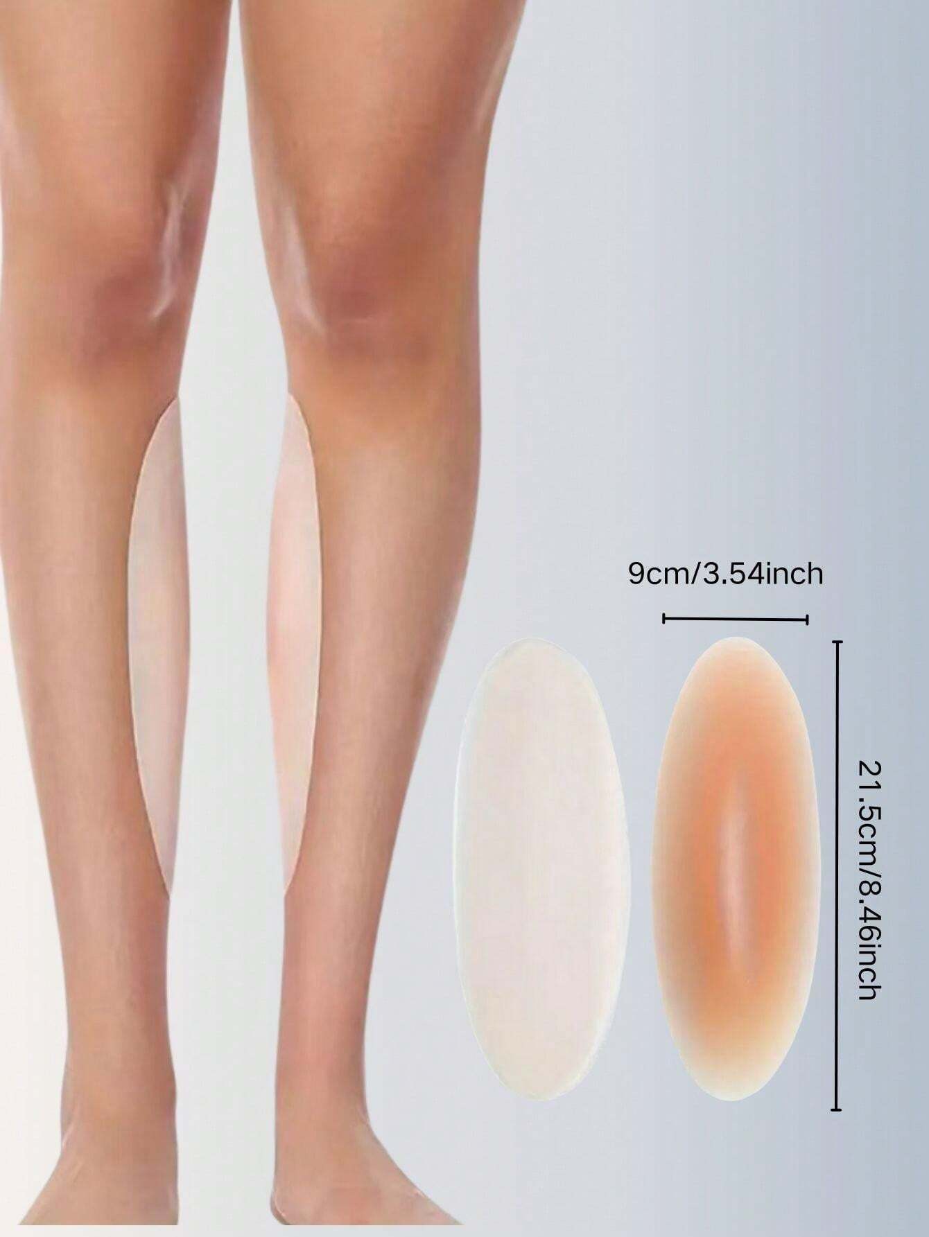 Silicone Self-Adhesive Calf Pads, Thin Invisible Calf Pads, Anti-Drop Calf Shaping Stickers ...