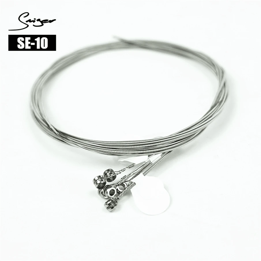 Smiger Conjunto de Cordas para Guitarra Elétrica Smiger 1 Pacote 6 ...