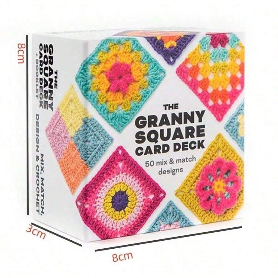 50pcs The Granny Square Card Deck DIY Knitting Pattern Kit for Sale ...