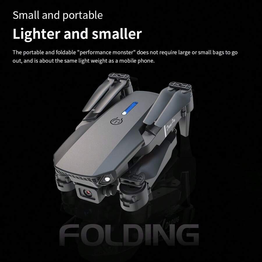 Multi-Battery Configuration Drone E88 Drone 480P Dual Camera One-Click ...