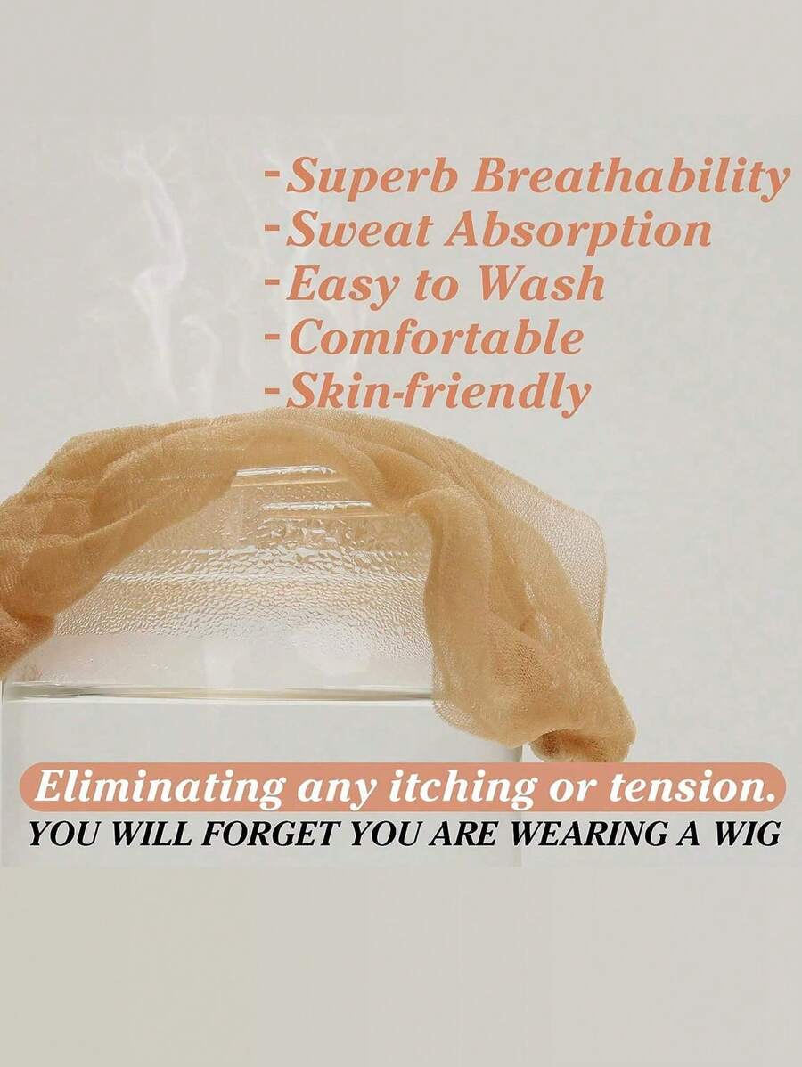 Multi-Pack HD Wig Cap Stocking Wig Caps Invisible Ultra Thin Sheer ...