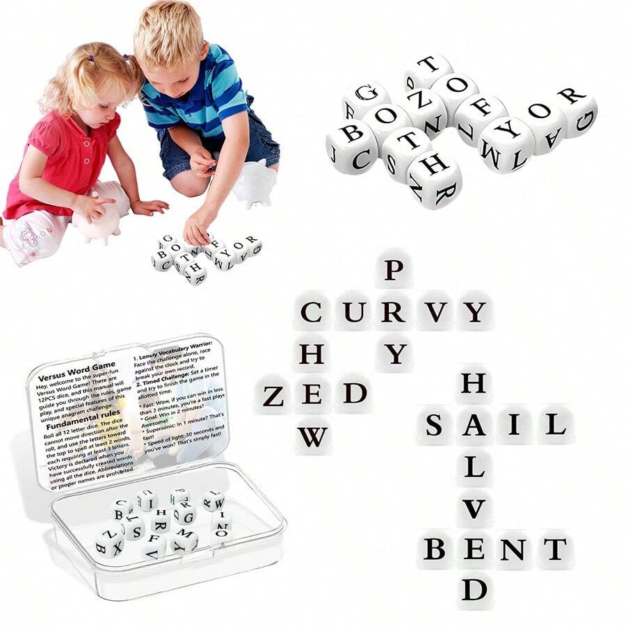 New Product: The Crossword Solitaire Game, Scrabble Letter Dice Word ...