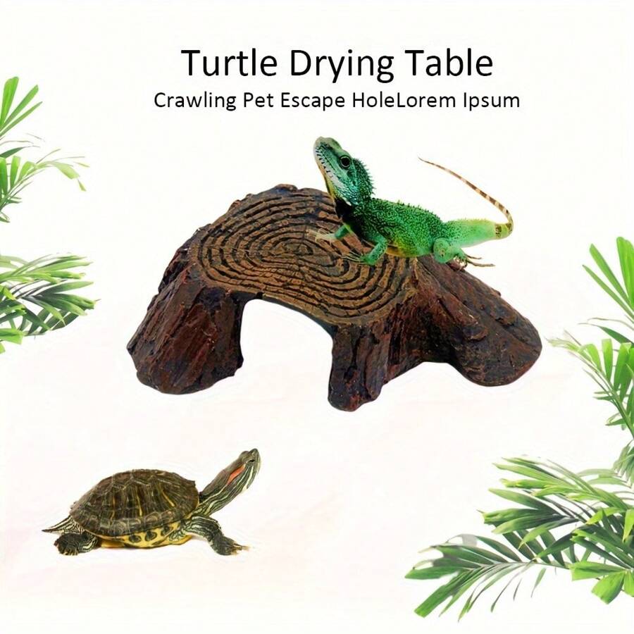 Resin Reptile Hideaway Cave - Ideal For Turtles, Lizards & Aquarium ...