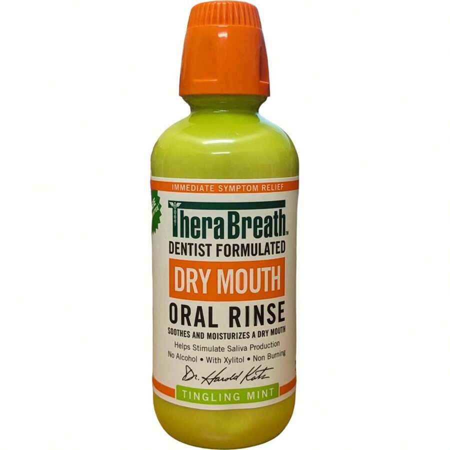 TheraBreath Dry Mouth Oral Rinse Tingling Mint 16oz / 473ml | SHEIN USA
