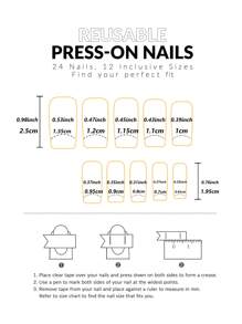 24pcs Set, Instantly Upgrade Your Manicure! Short Square False Nails ...