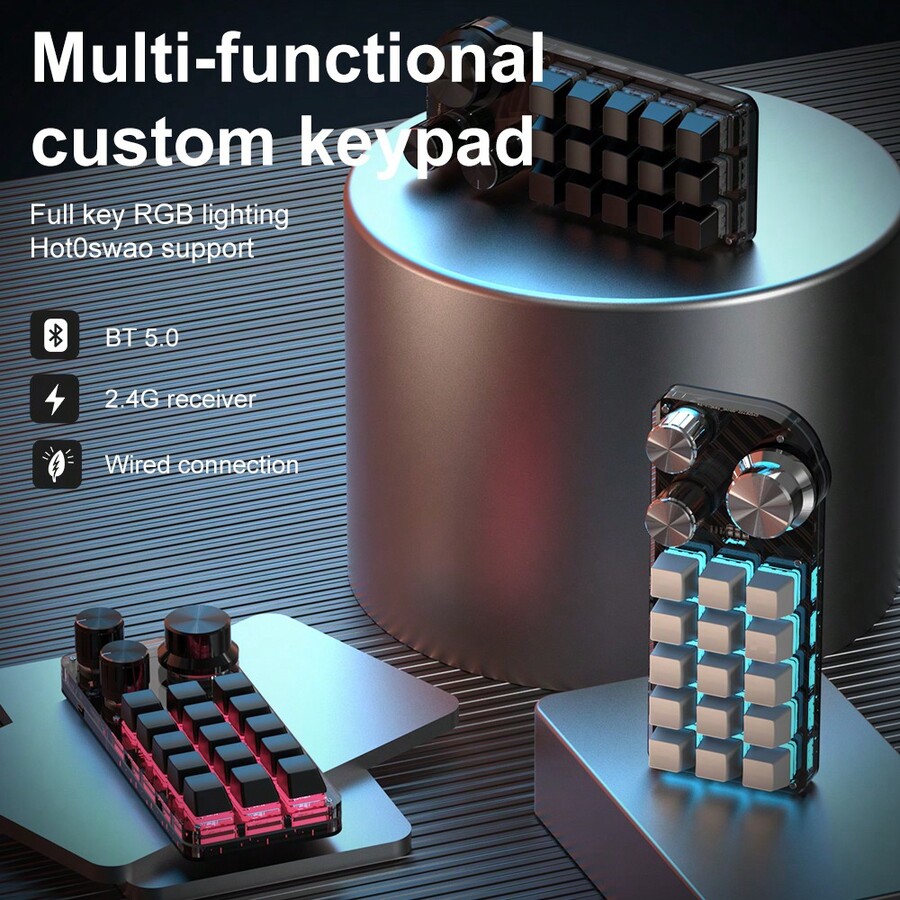 Romoral 2024 Upgraded Bluetooth 5.0 Programming Custom Macro Keyboard ... Romoral 2024 Upgraded Bluetooth 5.0 Programming Custom Macro Keyboard ...