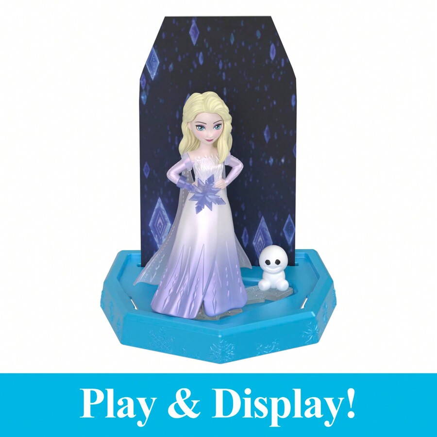 Mattel Disney Frozen Toys Ice Reveal Small Doll Set With 1 Doll Squishy Ice Gel And 6 Surprises