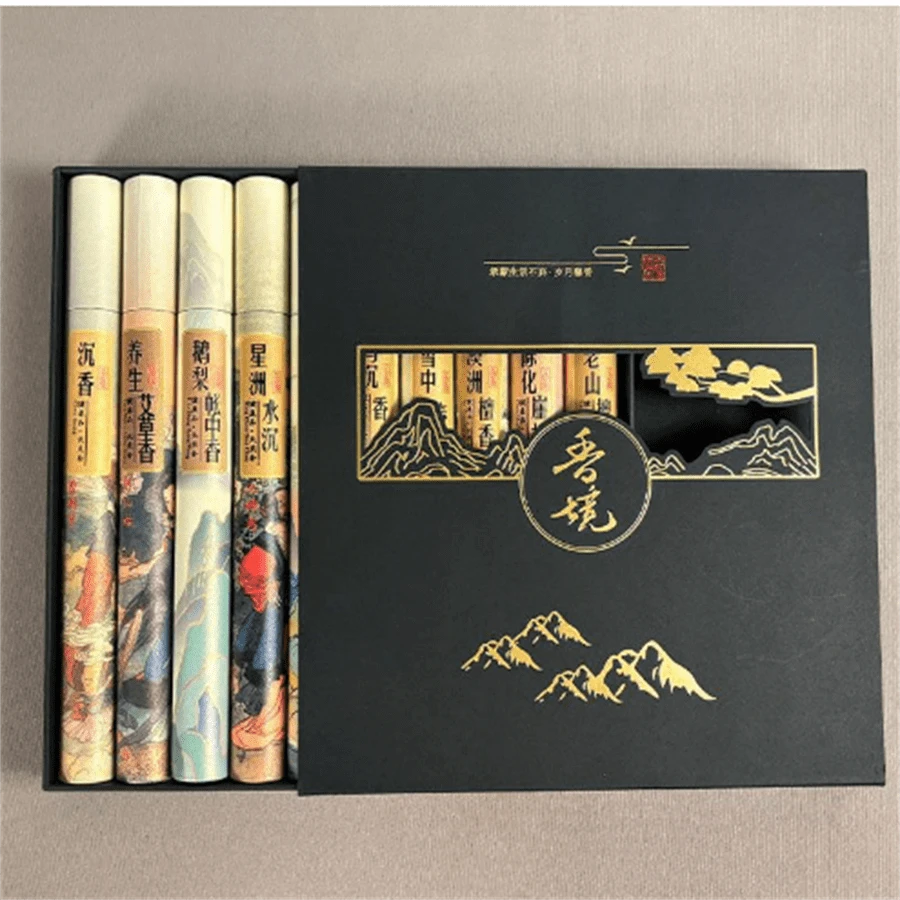 Xian Xiang Lao Shan Sandalwood Home Indoor Incense Gift Box Combination ...