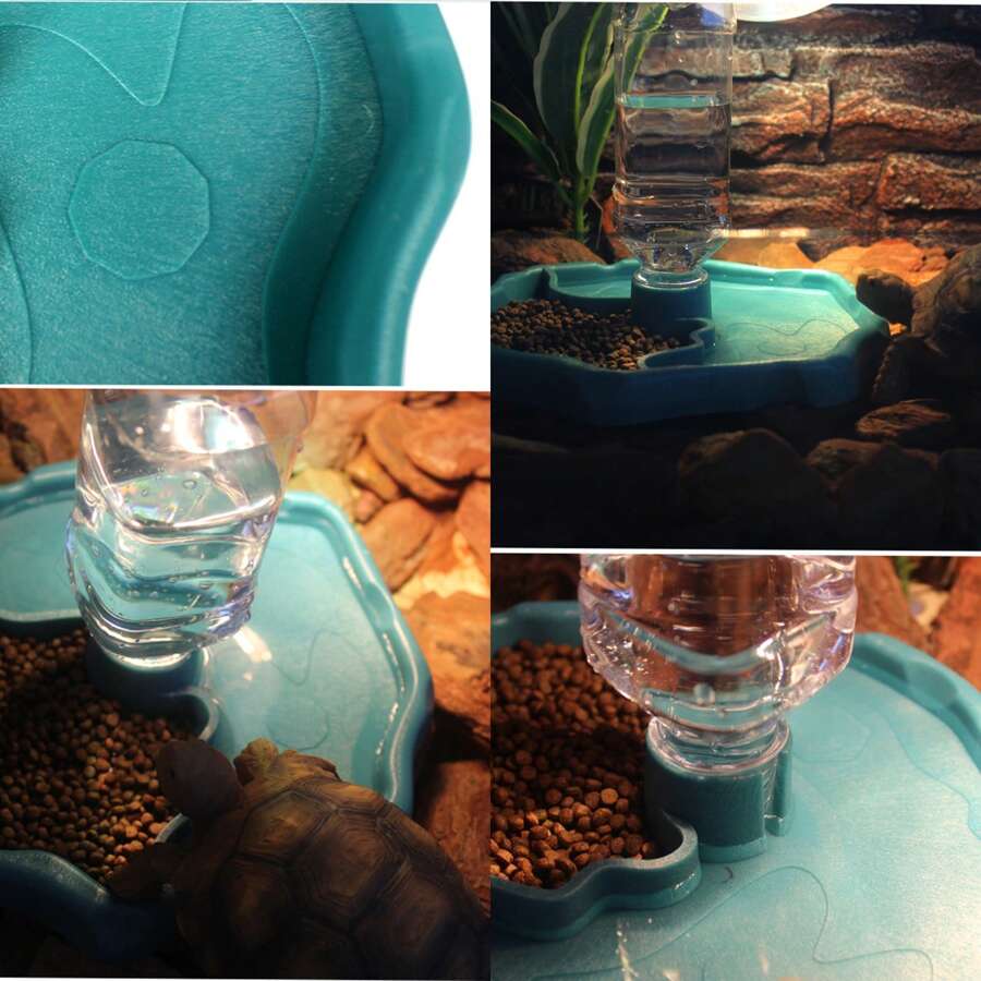 Reptile Automatic Water Feeder - Self-Watering Bowl, Reptile Water Dish ...