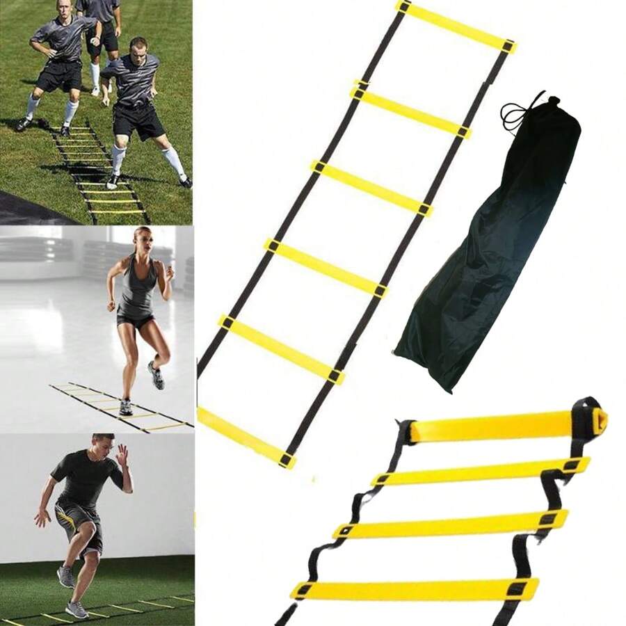 Agility Ladder Speed Training Set 12 Rungs 8 Rungs Exercise Ladder For Football, Rugby, Boxing ...