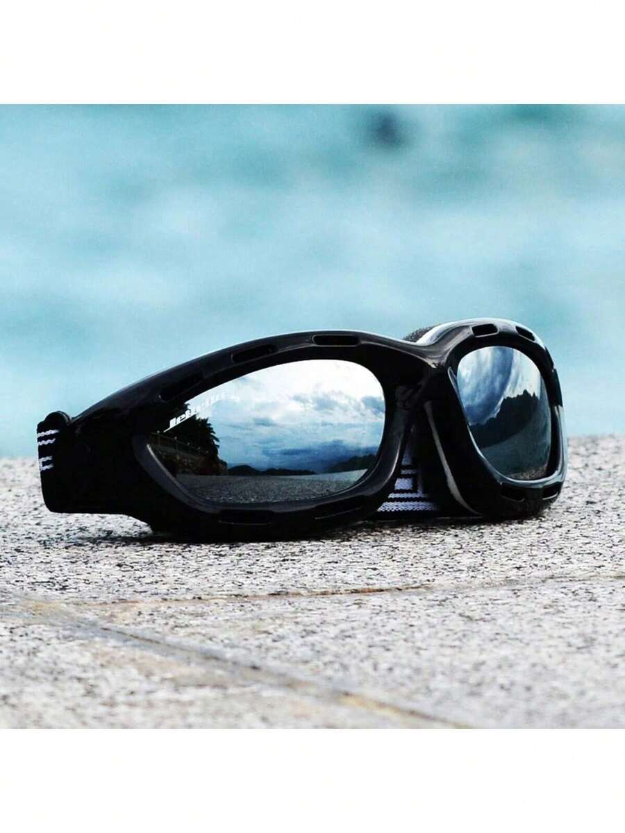 Floating Jet Ski Goggles | Chrome Style Classic Series | Smoke Tint ...