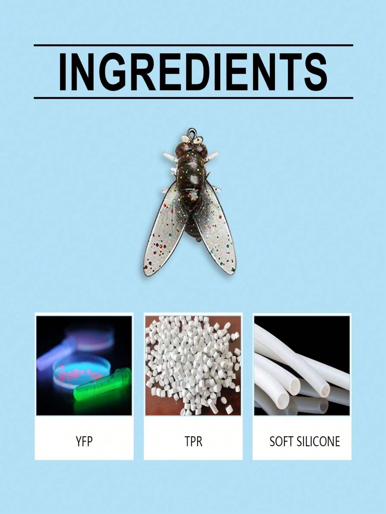 Simulated Fly Fishing Bait Hook, Soft Bait, Biomimetic Insect Fly Hook ...