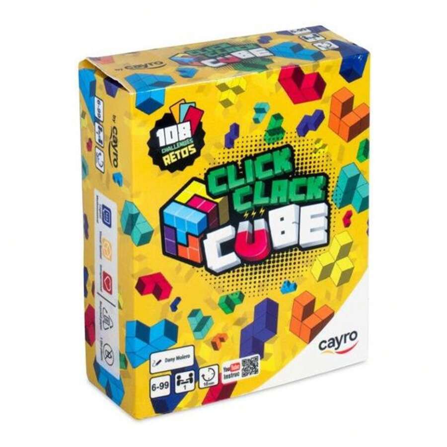 Ecommerc3 Juego Click Clack Cube 108 Retos Divertido para Familias y ...