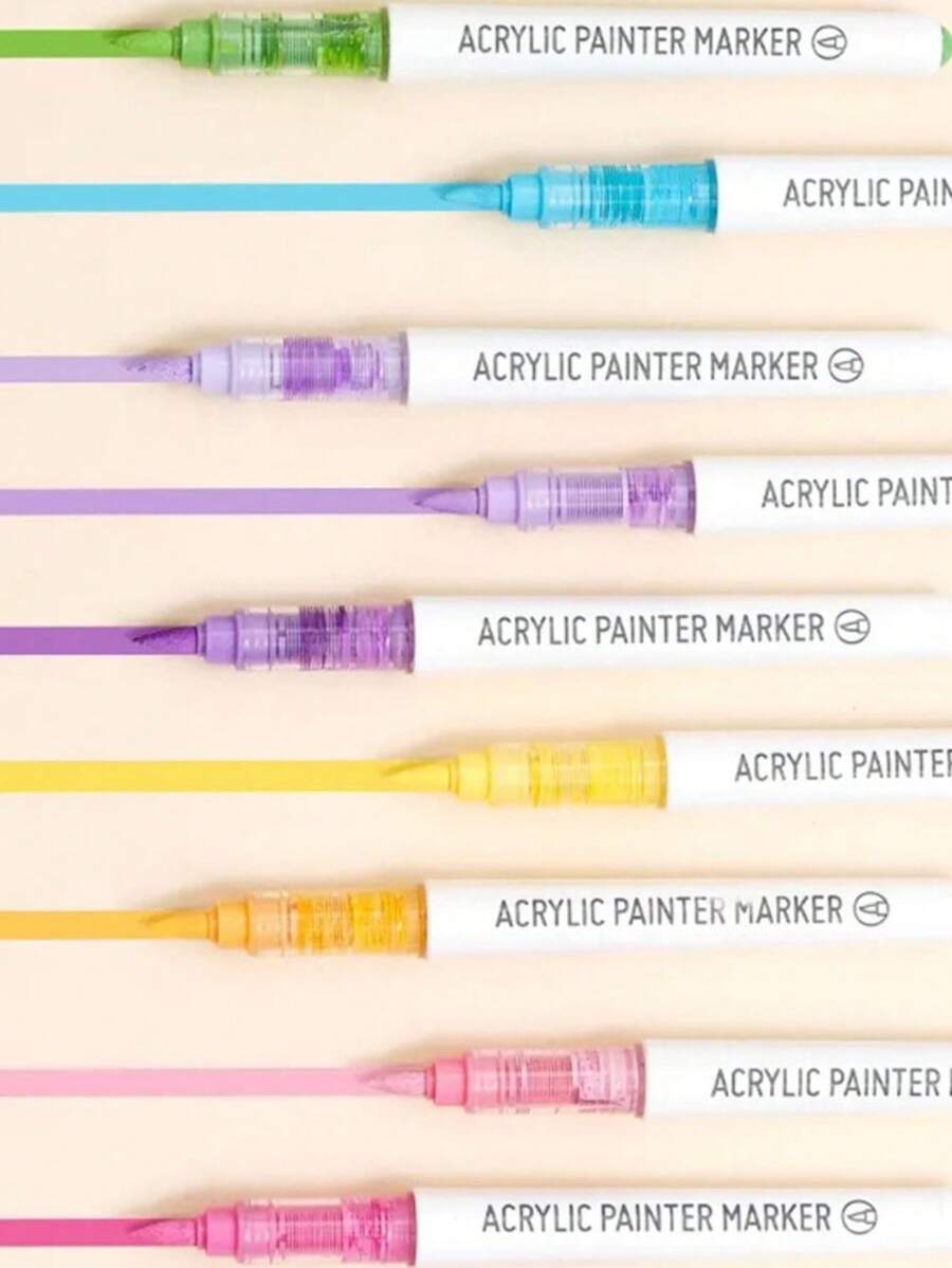 81 Colors Alcohol-Based Acrylic Paint Markers, Soft Nib Layering Paint ...