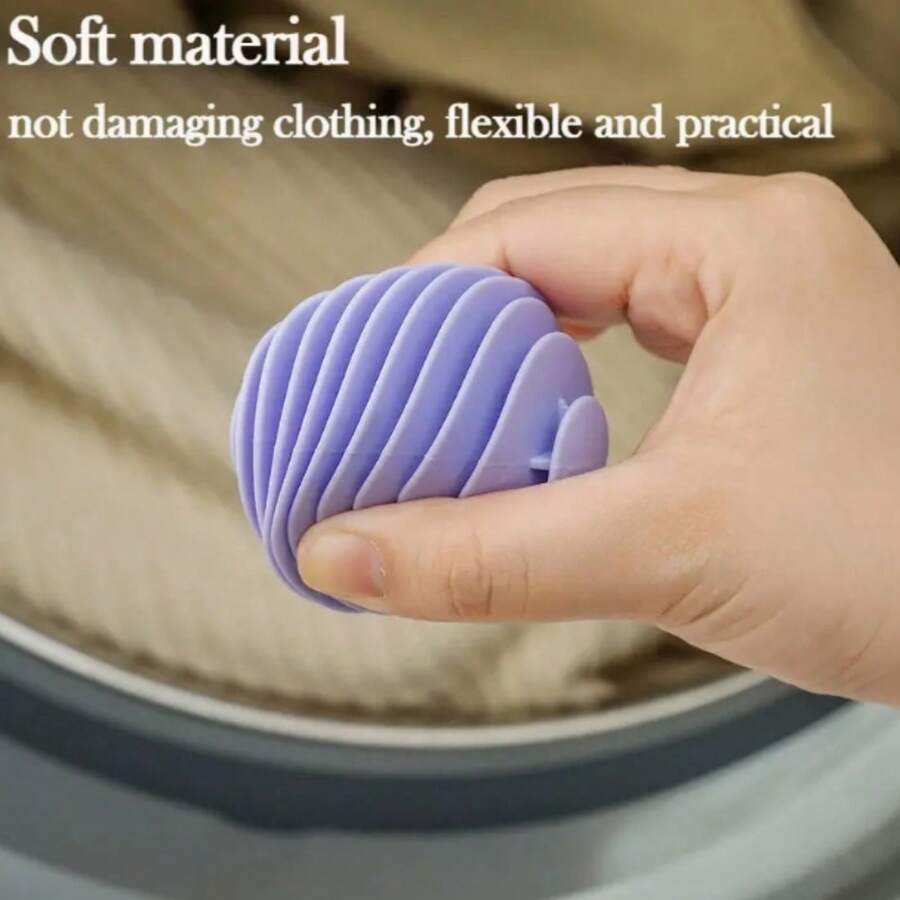 Reusable Anti-Cling Washing Ball - Wrinkle Releaser, Static Reducer ...