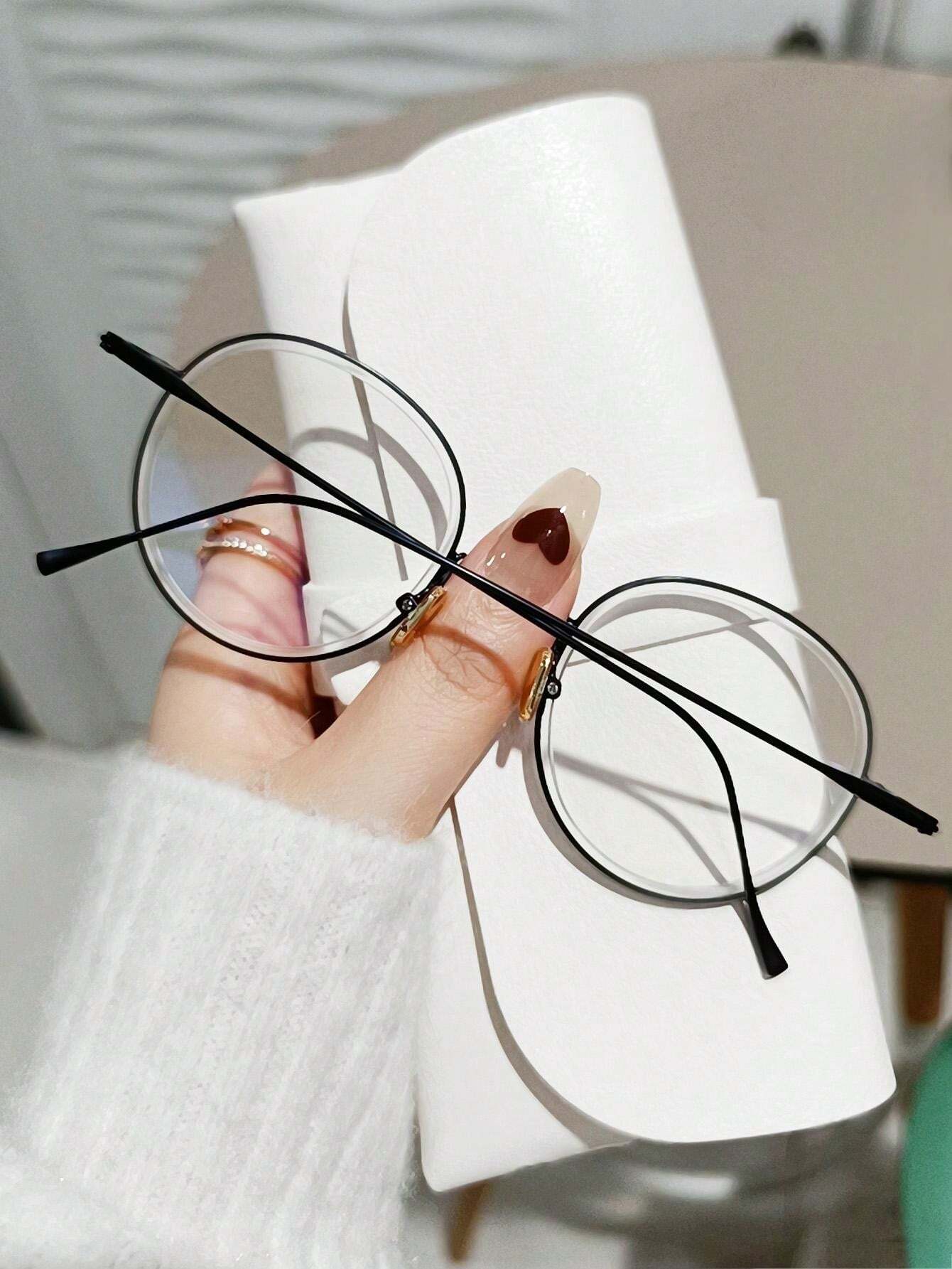 2024 New Oval Small Frame Glasses For Women With Small Face, Fashion ...