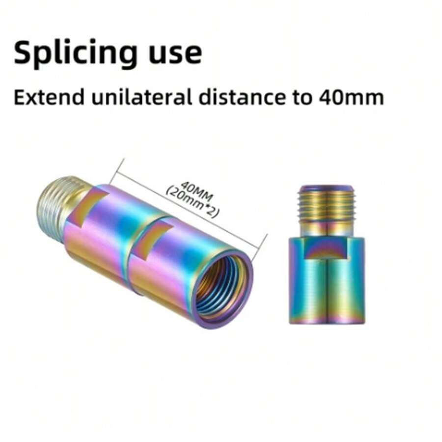 VXM Stainless Steel Material Bike Pedal Axle Extenders Bicycle Pedal ...