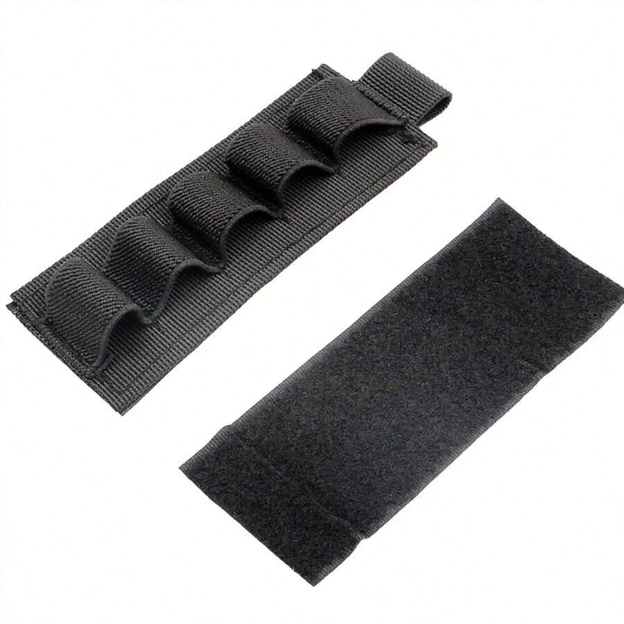 1pc 5 Rounds Shotgun Shell Holder Ammo Carrier Adhesive Side Saddle For ...