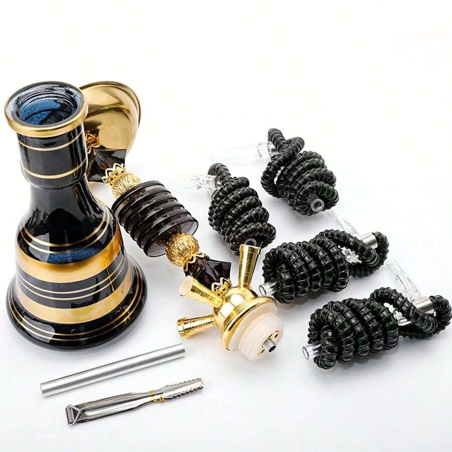 1 Set New Double/Triple/Quadruple Hose Middle Size Hookah Shisha Set ...