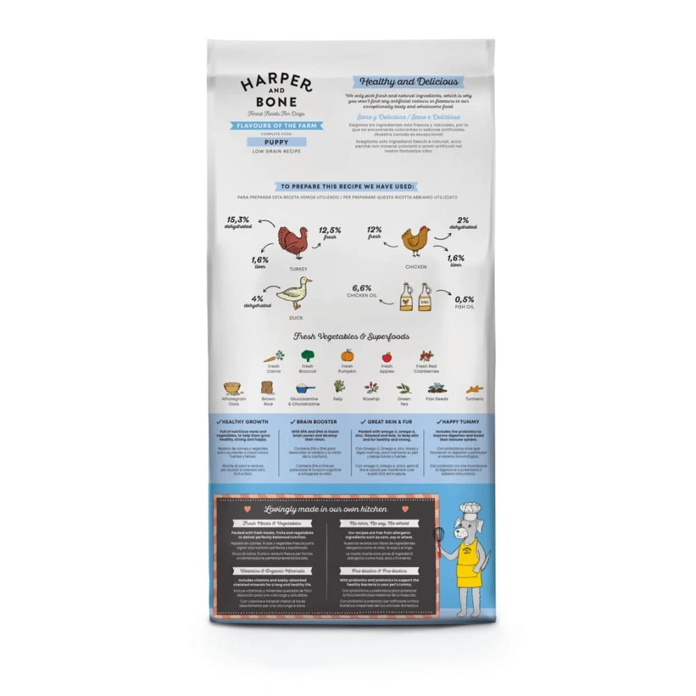 Harper and Bone Dog Puppy Flavours Farm 12 Kg Dog Food Delivery In 2-5 ...