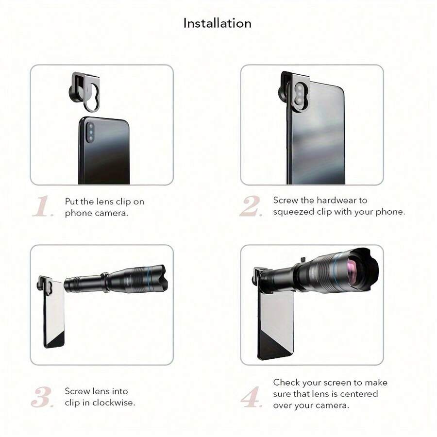 APEXEL HD 60x Telescope Telephoto Lens 60X Monocular Other Smartphone ...