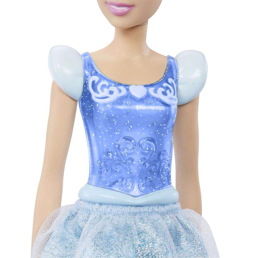 Mattel Disney Princess Dolls, Cinderella Posable Fashion Doll With ...