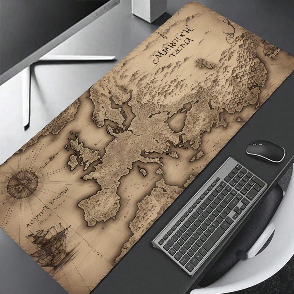 Oversized Gaming Mouse Pad, Rubber Keyboard Mat, Washable Game Desk Pad ...