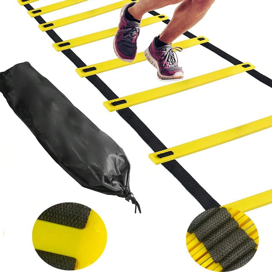 Agility Ladder Speed Training Set 12 Rungs 8 Rungs Exercise Ladder For Football, Rugby, Boxing ...