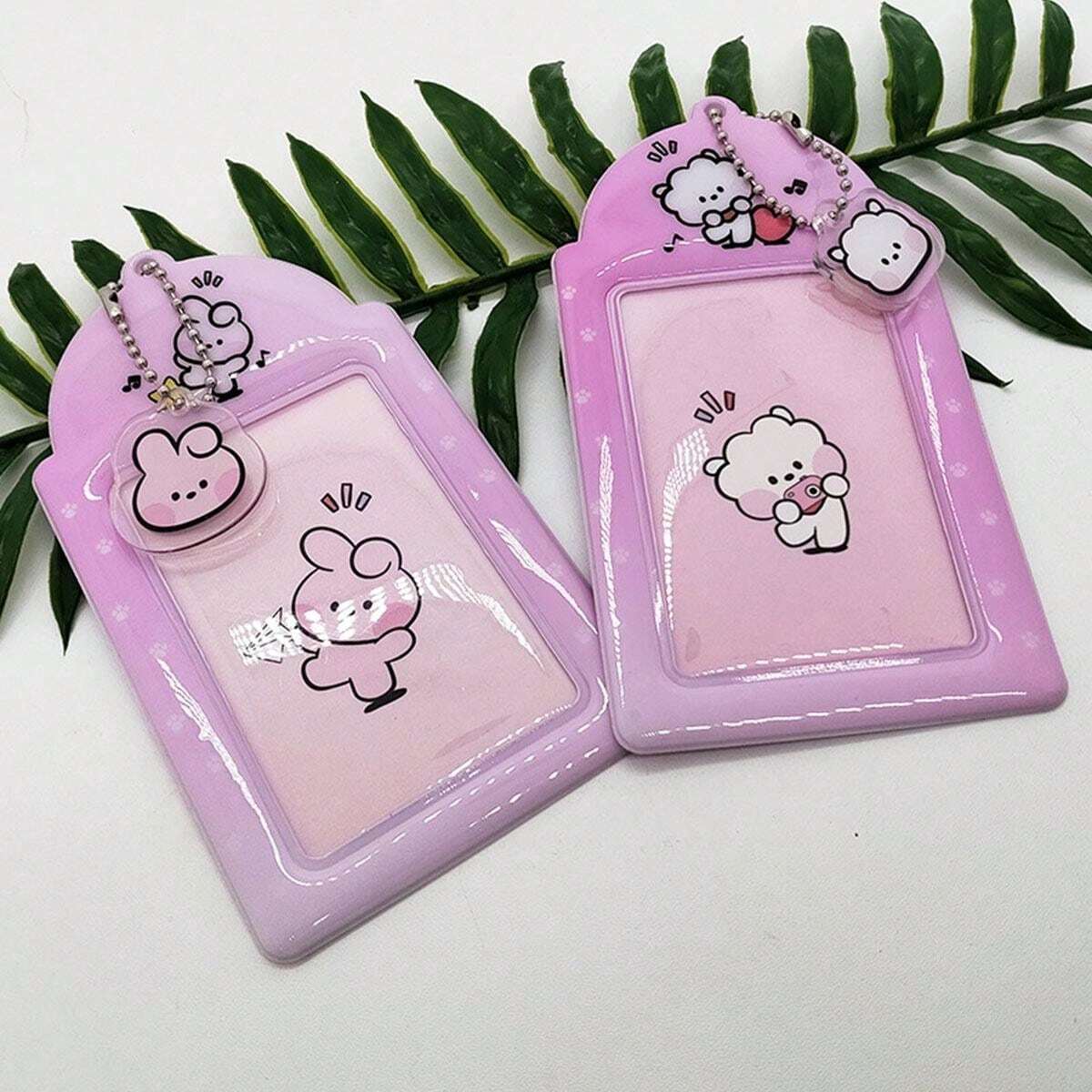 かわいい B21 Kpop TATA CHIMMY COOKY Koya カードホルダー ストラップ Shooky Mang Rj 漫画の人形 ...