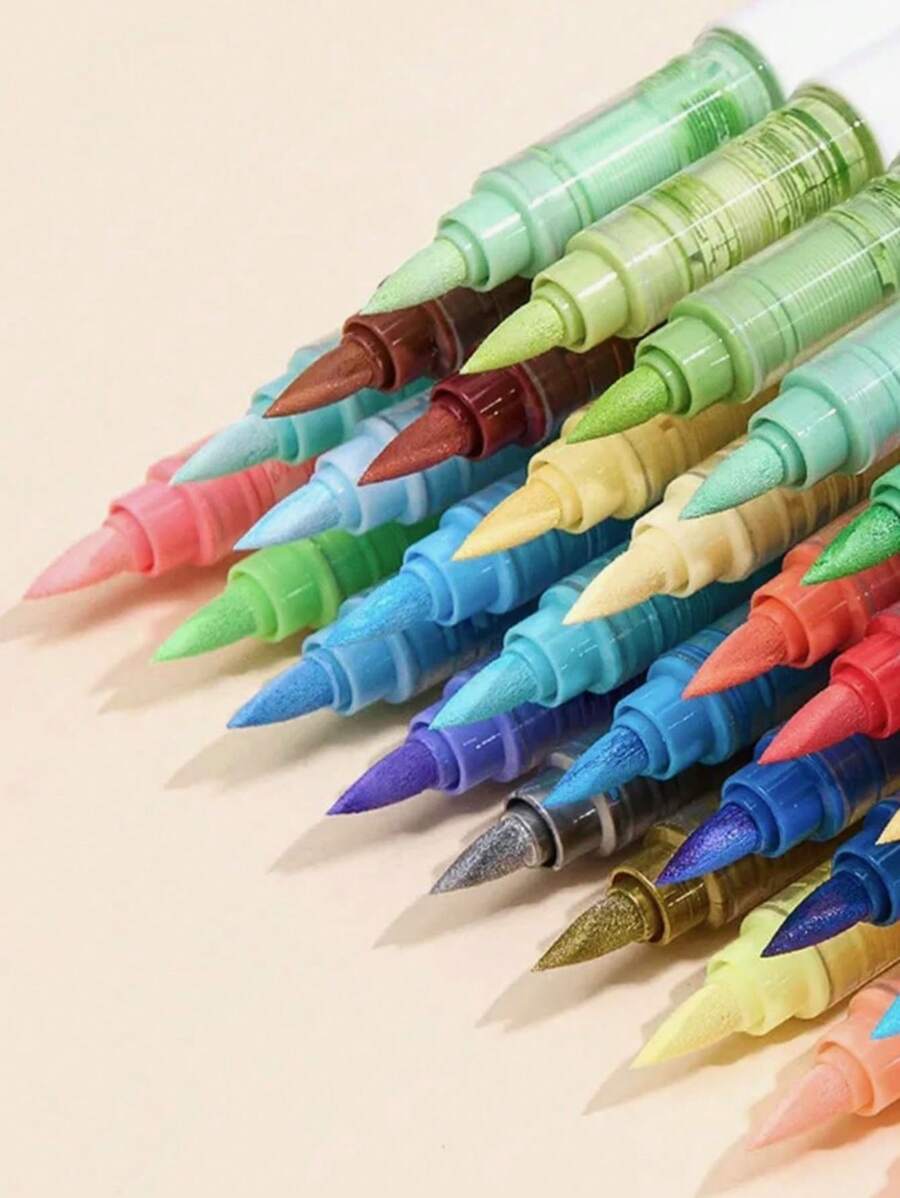 81 Colors Juicy Acrylic Marker Pens, Smooth Layered Coloring, Soft Tip ...