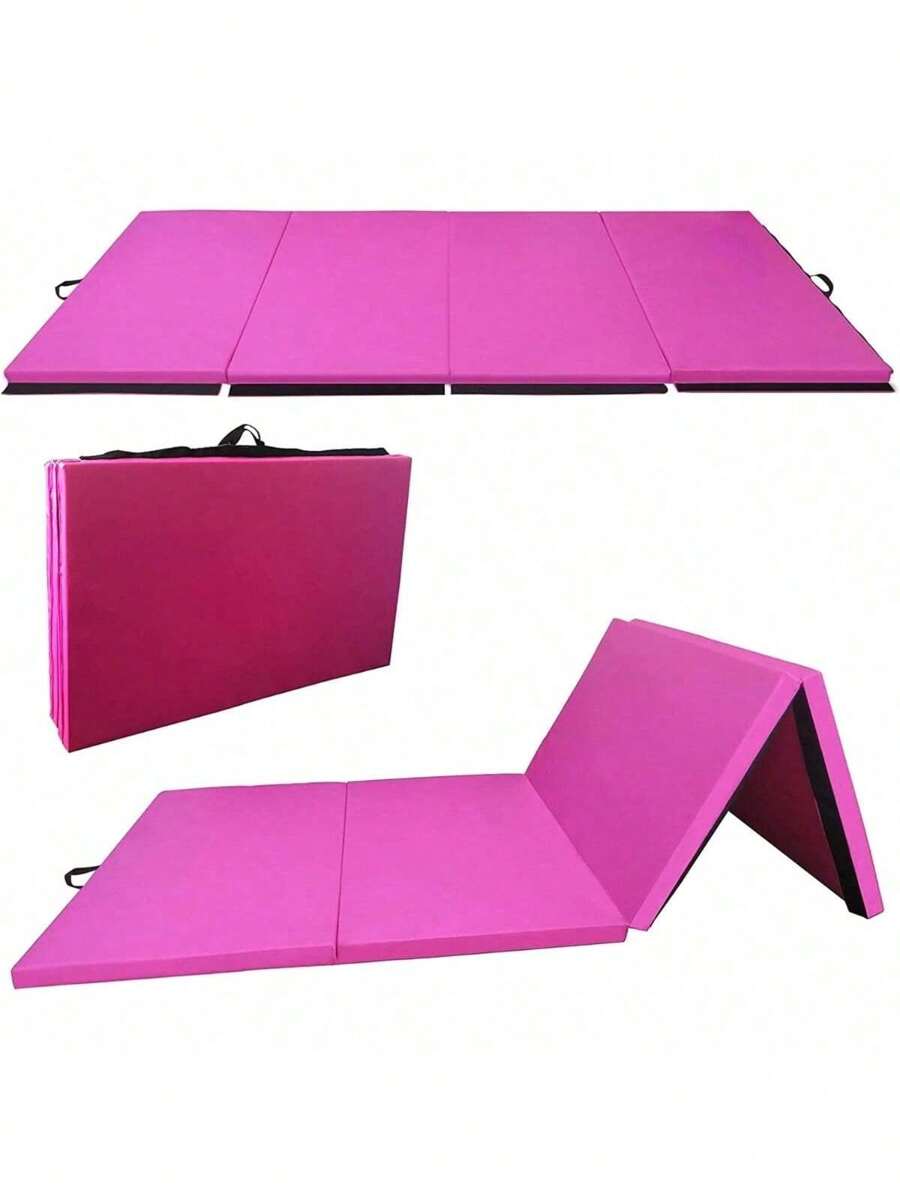 Folding Gymnastics Mat, Home Gym Floor Tumbling Equipment, Pink | SHEIN USA