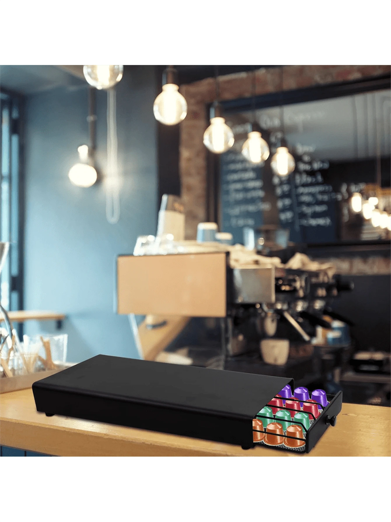 40 Pods Coffee Drawer Holder Coffee Capsules Storage Rack Capsule ...